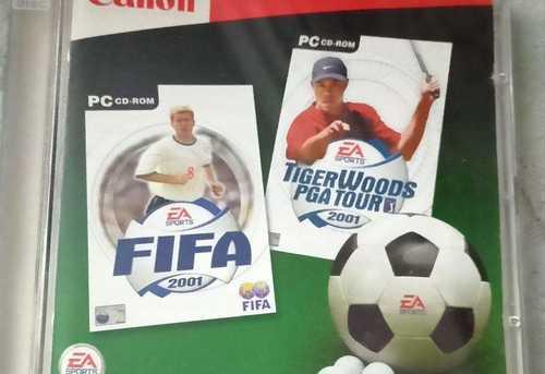 FIFA 2001 + Tiger Woods PGA Tour 2001 PC