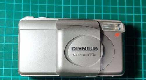 Плёночный фотоаппарат olympus superzoom 70G