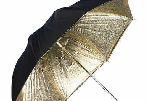 Фото-зонт на отражение, золотой, 83см