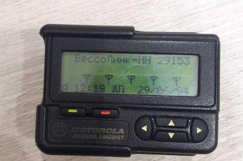 Пейджер 90-х годов Motorola