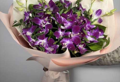 Мистическая розовая орхидея Дендробиум (букет)