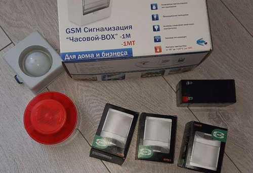 Gsm сигнализация часовой box