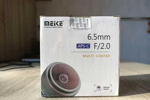 Объектив Meike 6.5mm f2.0 Ultra Wide Fisheye для S