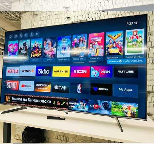 Безграничный Hisense 215см 4K UHD SMART TV