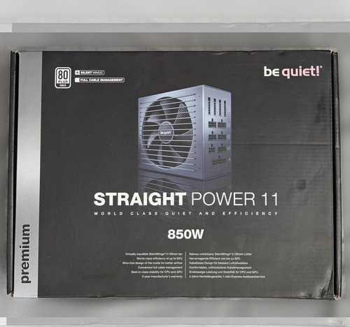 Be Quiet Straight Power 11 850W Gold, бу