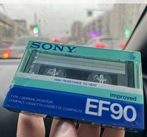 Аудиокассета Sony EF90 оригинал Япония