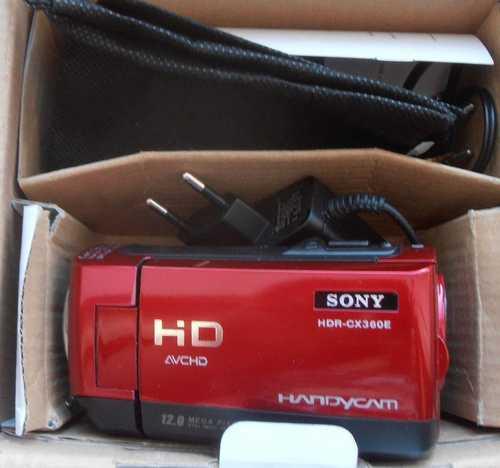 Цифровая видеокамера Sony HDR-CX360E