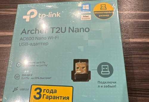 Usb адаптер Tp-link archer t2u ac600 nano wifi