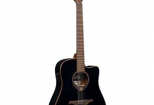 Электроакустическая гитара LAG T-118D CE-BLK