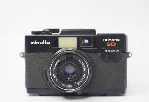 Minolta Hi-Matic SD f/2.7 Пленочный фотоаппарат