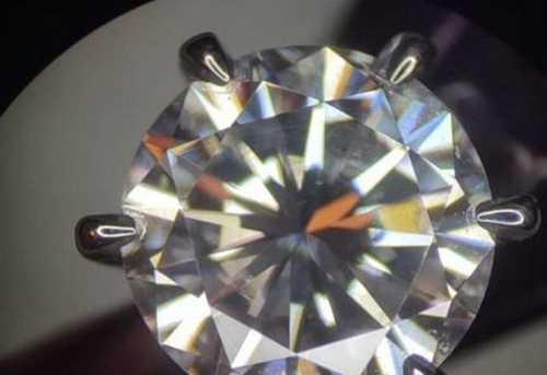 Кольцо с бриллиантом 1.25 карат g/vs1 мгу