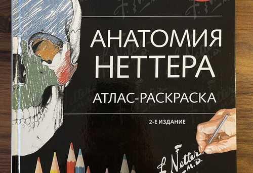 Книга Анатомия Неттера: атлас-раскраска