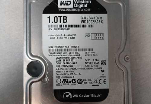 Жесткий диск wd black 1tb отличное состояние