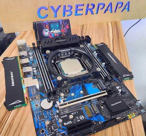 Комплект 12 ядер, DDR4 16Gb для сборки игрового пк