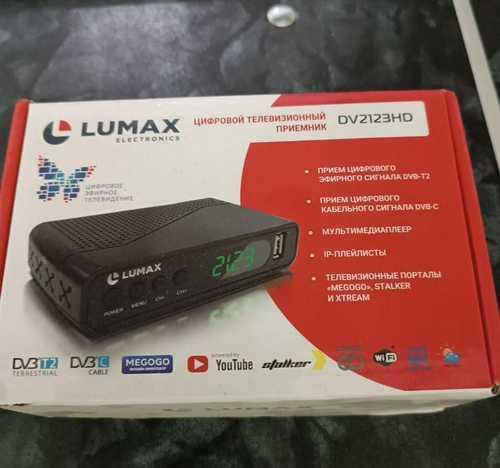 Цифровая тв Приставка Lumax. Новая