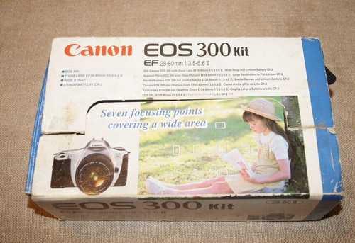 Пленочный фотоаппарат Canon eos 300 kit