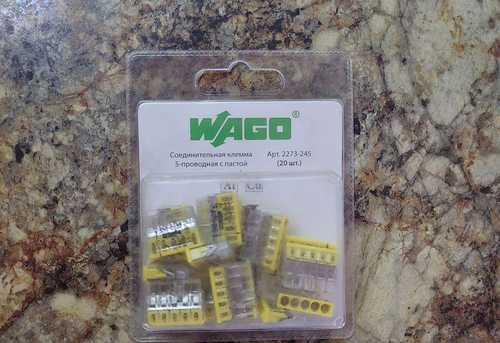 Клеммы wago 5-проводные
