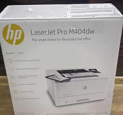 Принтер лазерный HP LaserJet Pro M404dw (W1A56A) A