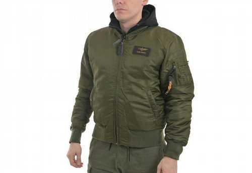 54046 Куртка Nord Denali Pilot Hooded dark green/d