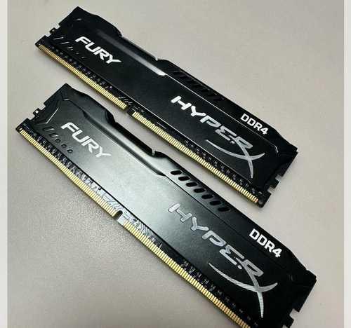 Оперативная память ddr4 HyperX Fury 16gb