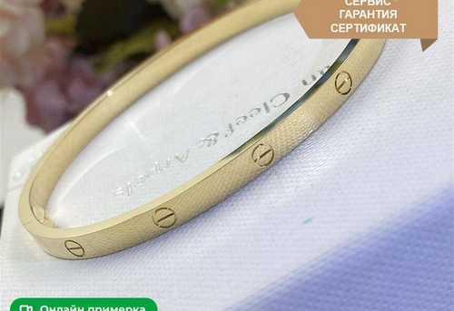 Золотой браслет Cartier Лав