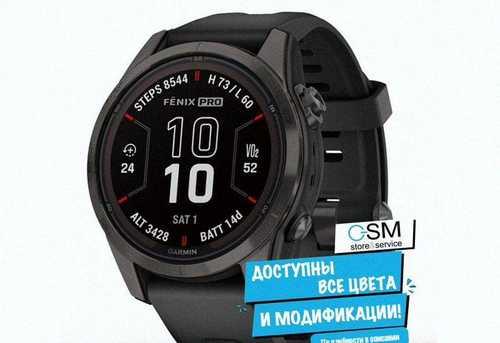 Умные часы Garmin fenix 7S PRO Sapphire Solar