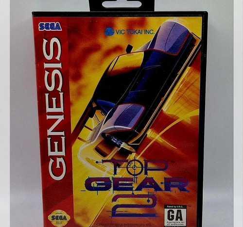 Top Gear 2 sega Genesis ntsc-U