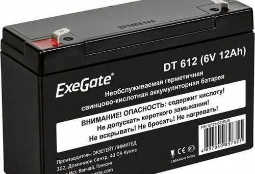 Аккумуляторная батарея ExeGate DT 612