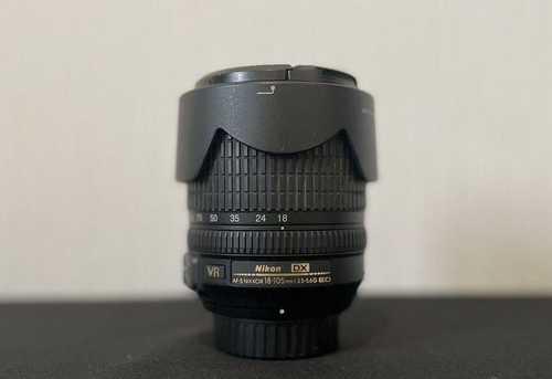 Nikon 18-105mm f/3.5-5.6G AF-S ED DX VR Nikkor