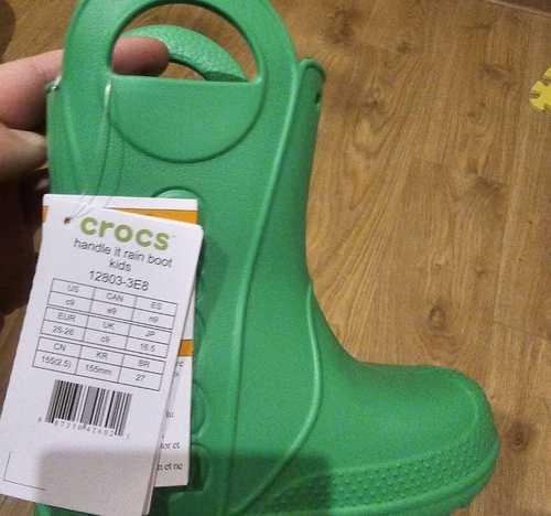 Резиновые сапоги crocs C9