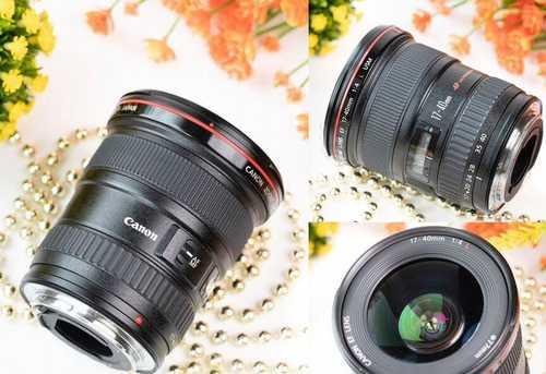 Canon EF 17-40mm f/4L USM, гарантия 6 месяцев