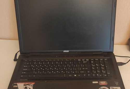 Игровой ноутбук msi GE70 2PL Apache