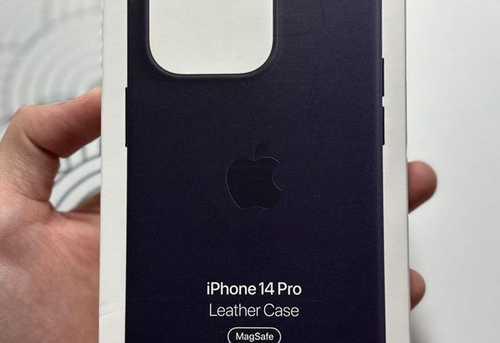 Чехол Apple iPhone 14 Pro Leather MagSafe Ink