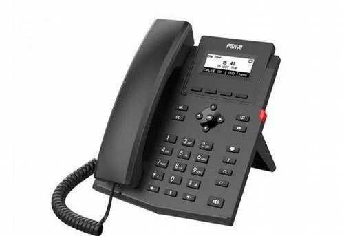 Телефон IP Fanvil X301G c б/п черный