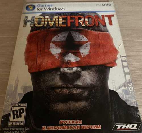 Cd диск компьютерная игра home front