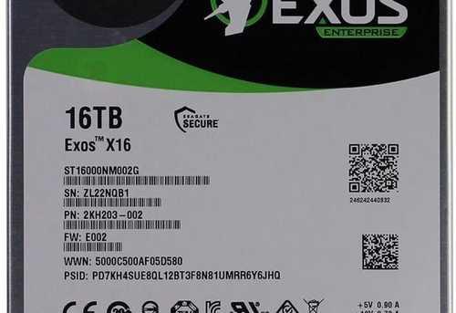 Продам жесткий диск Seagate 16TB HDD Exos X16