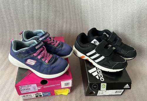 Кроссовки adidas, skechers 35 р, 34,5 р