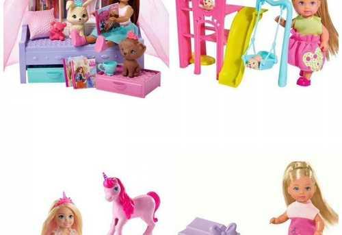 Набор Barbie и Evi, Челси и питомцы, оригинал