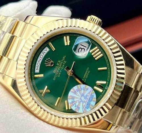 Rolex Day Date yellow gold часы