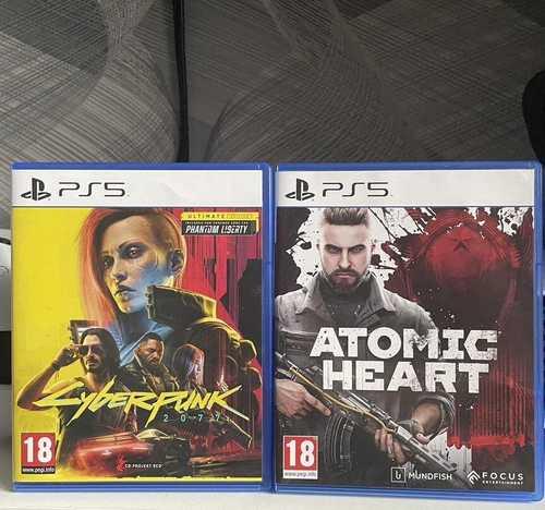 Игры PS5: Cyberpunk 2077, Atomic heart