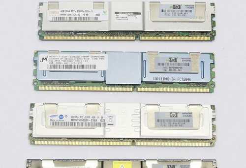 Память HP 4GB 2Rx4 PC2-5300F CL5 ECC с радиатором