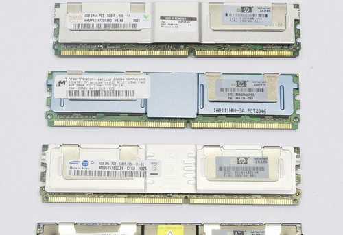 Память HP 4GB 2Rx4 PC2-5300F CL5 ECC с радиатором