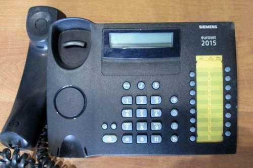 Телефон проводной Siemens Euroset 2015 (черный)