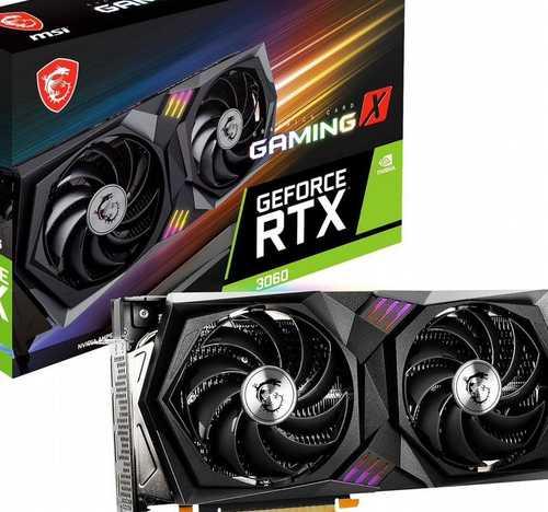 Новая MSI GeForce RTX 3060 Gaming X 12Gb