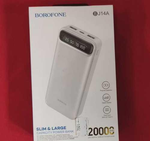 Портативный аккумулятор Borofone BJ14A 20000 mAh