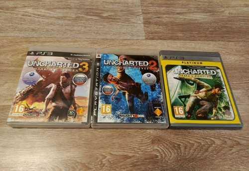 Коллекция игр Uncharted на PS3
