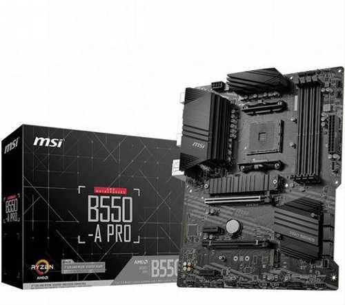 B550-A PRO, Socket AM4, amdb550, 4xDDR4-3200, 2xPC