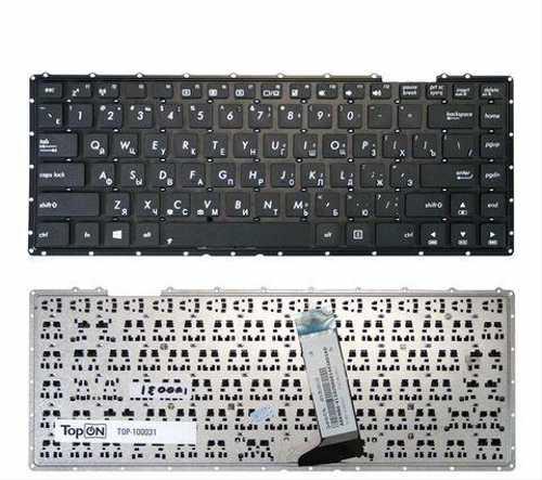 Клавиатура для ноутбука Asus X451 черная, без рамк