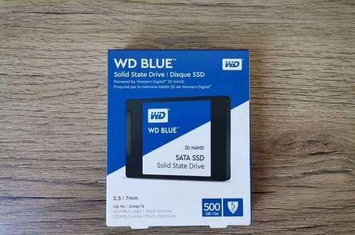 Новый SSD диск WD Blue 500gb (480гб, 500гб, 512гб)