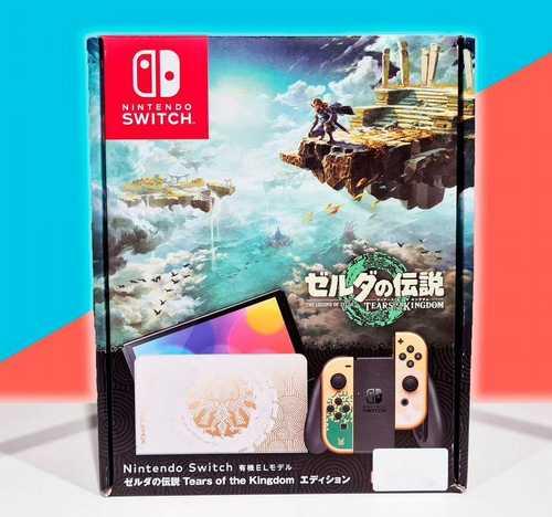 NEW Прошитая Nintendo Switch Oled Zelda+128GB